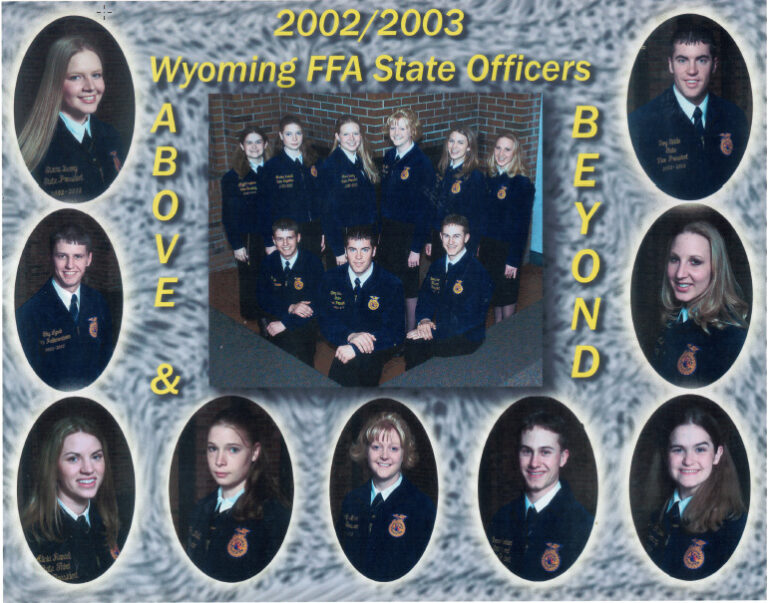 Past Wyoming State FFA Officers – Wyoming FFA Association